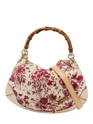 Gucci Peggy Bamboo Handle Shoulder Bag - Neutrals