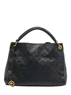 LOUIS VUITTON Louis Vuitton Artsy Monogram Leather Tote Bag Black