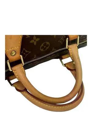 LOUIS VUITTON Monogram Speedy 30 Boston Bag - Brown