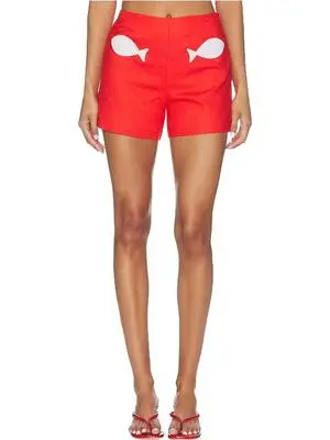 SISTER NY Gone Fishing Short In . Also - Red
