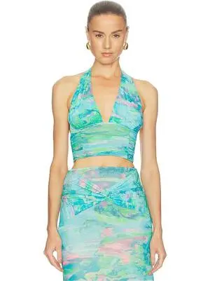AFRM Gabriella Top In . Also - Teal