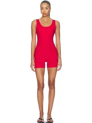 Year Of Ours Ribbed Johanna Onesie In . Also - Red