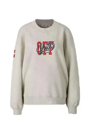 Off-White Crew Neck Sweater - Grey