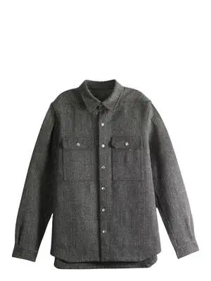 Rick Owens Chest-pocket Shirt Jacket - Grey