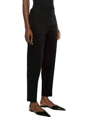 CLIPS Tailored Trousers With Elasticated Waistband - Black