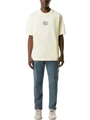 Stone Island Logo-print T-shirt Neutrals