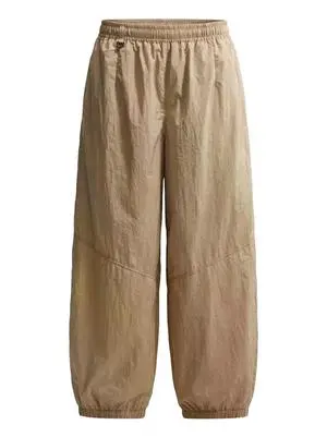 Nike Mesh Panel Wide Leg Track Pants - Neutrals
