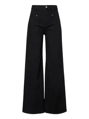 Isabel Marant Étoile Isabel Marant Lemony Wide-Leg Jeans Black