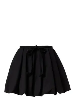 PATOU Wool-blend Miniskirt - Black