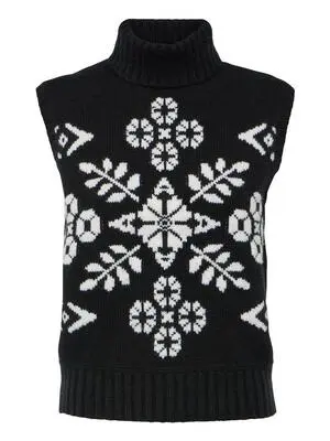 Max Mara Vivy Wool And Cashmere Sweater Vest - Multicoloured