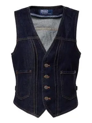 Polo Ralph Lauren Denim Waistcoat - Blue