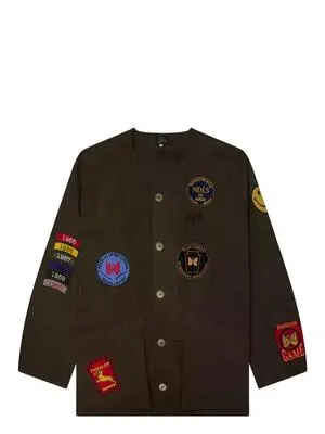 Needles Shooting Patch-detail Waxed-cloth Jacket - Brown