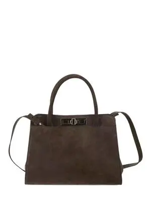 Fabiana Filippi Fabiana Filippi Suede Tote Bag Brown