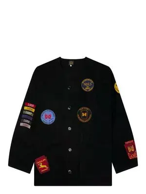 Needles Shooting Patch-detail Waxed Jacket - Black