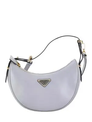Prada Prada Half Moon Hobo Bag Grey