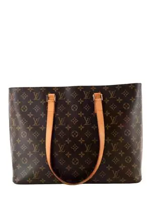LOUIS VUITTON Monogram Canvas Luco Tote Bag - Brown