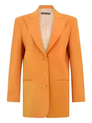 Alberta Ferretti Single-breasted Jacket - Orange