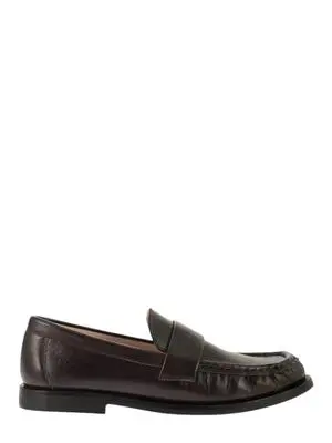 Fabiana Filippi Leather Loafers - Brown