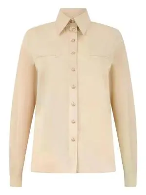 Alberta Ferretti Long-sleeve Shirt - Neutrals