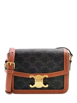 Celine Triomphe Shoulder Bag - Brown