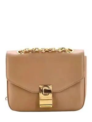 Celine C Bag Leather Small Crossbody Bag - Brown