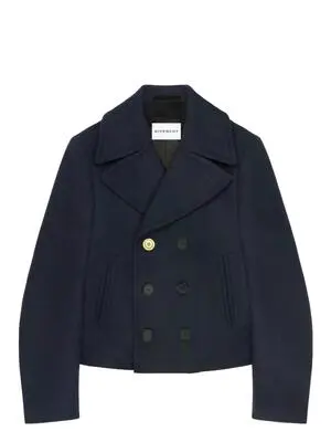 Givenchy Double-breasted Notched-lapels Jacket - Blue