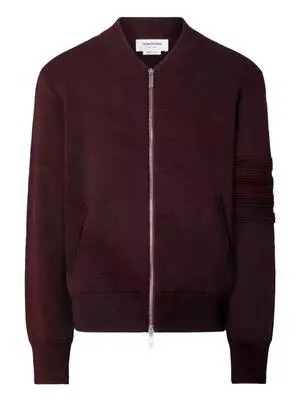 Thom Browne Zip-up Bomber Jacket - Red