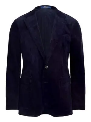 Polo Ralph Lauren Corduroy Single-breasted Blazer - Blue