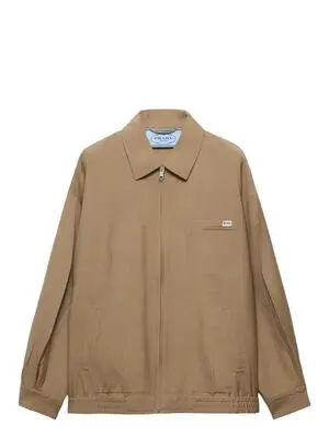 Prada Mohair Wool Blouson Jacket - Hazelnut