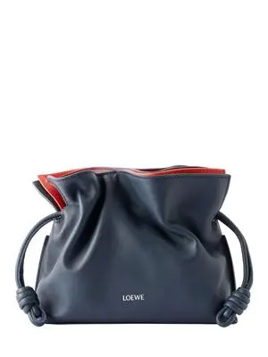 Loewe Flamenco Layers Mini Leather Clutch - Blue