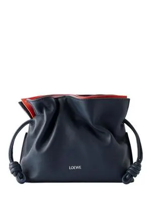 Loewe Flamenco Layers Mini Leather Clutch - Blue