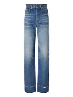 Chloé High-rise Straight-leg Jeans - Blue