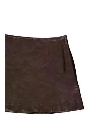 Balenciaga A-line Mini Skirt - Brown