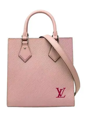 LOUIS VUITTON Louis Vuitton Epi Sac Plat BB Satchel Pink