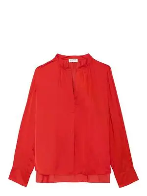 Zadig&Voltaire Satin Shirt - Red