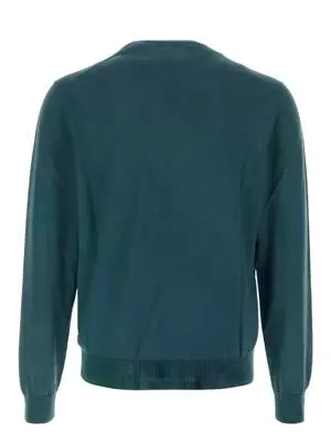 Prada Superfine Wool Crew Neck Sweater - Blue