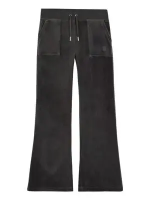Juicy Couture Flared Logo Detail Track Pants - Grey