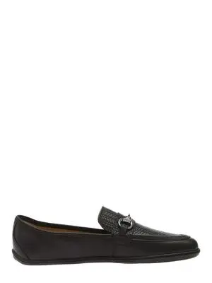 BE LENKA Divella Woven-panel Bit Loafers - Black