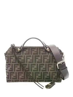 Fendi Medium Zucca Canvas Satchel - Brown