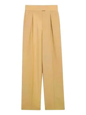 Valentino Garavani Pleated Detail Trousers - Neutrals