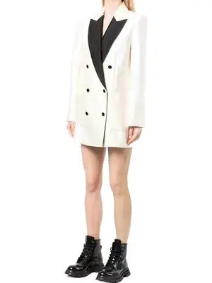 Zimmermann Dancer Tuxedo Mini Dress - Neutrals