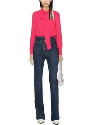 Elisabetta Franchi High-rise Flared Jeans - Blue