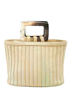 Saint Laurent Silk Cord Passementerie Handbag - Neutrals