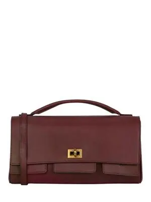 BALENCIAGA Balenciaga Bel Air Leather Clutch Bag