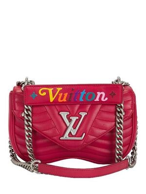FWRD RENEW Louis Vuitton Chain Pm Shoulder Bag - Red
