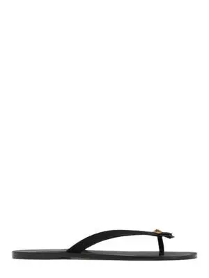 Versace Medusa Thong Sandals - Black