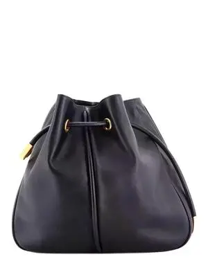 Dior Nolita Large Bucket Bag In Calfskin - Black