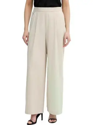 Joseph Ribkoff Pleated Wide-leg Palazzo Trousers - Neutrals