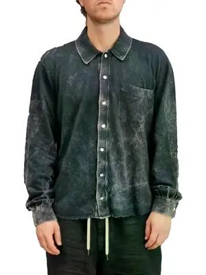 ATOMO FACTORY Button-up Shirt - Black
