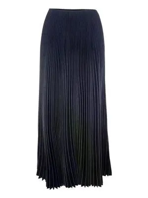 Fabiana Filippi Pleated Maxi Skirt - Blue